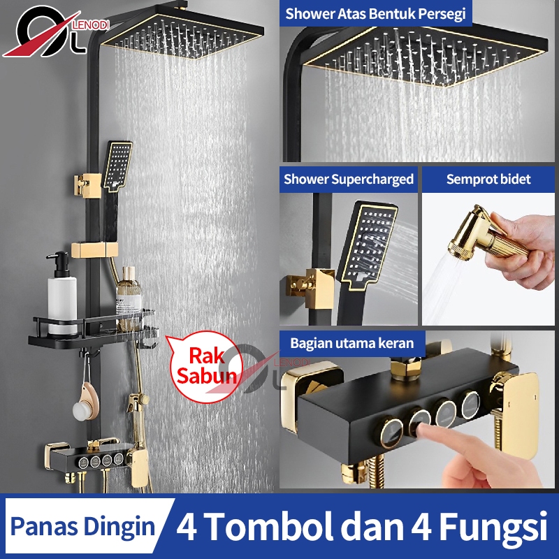 Jual Shower Kamar Mandi 4 Dalam 1 tampilan digital suhu konstan Set ...