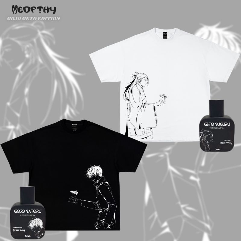 Jual T-SHIRT Gojo satoru dan Geto suguru & INSPIRED PERFUME GOJOGETO BY ...