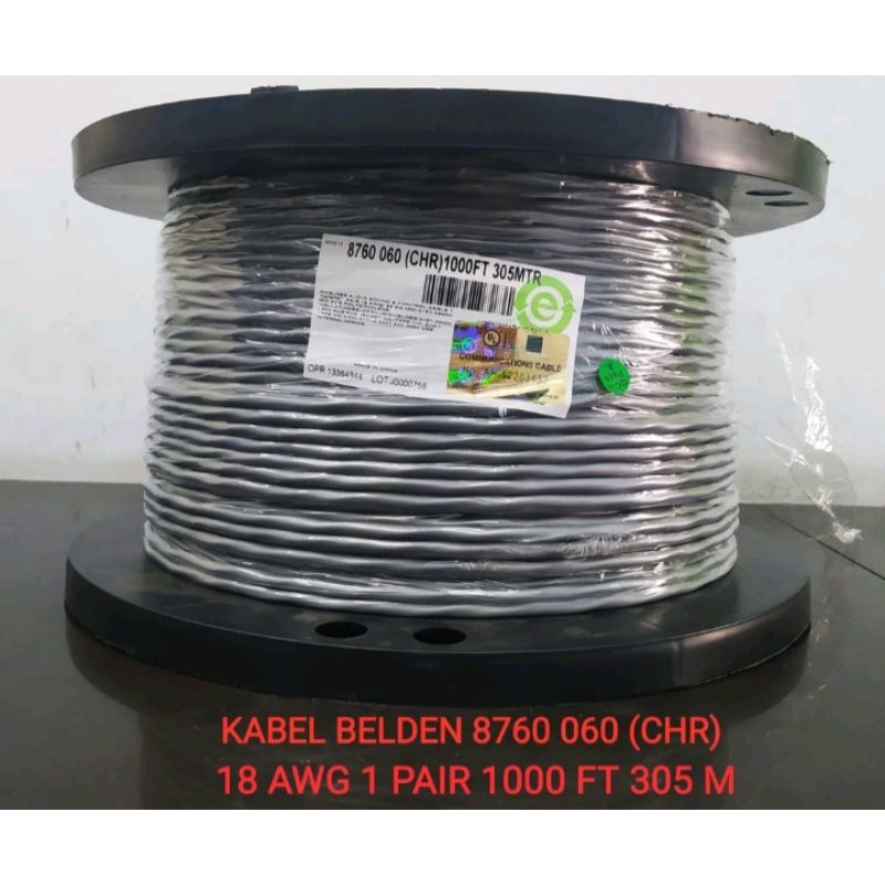 Jual KABEL BELDEN 8760 1 PAIR 18 AWG | Shopee Indonesia