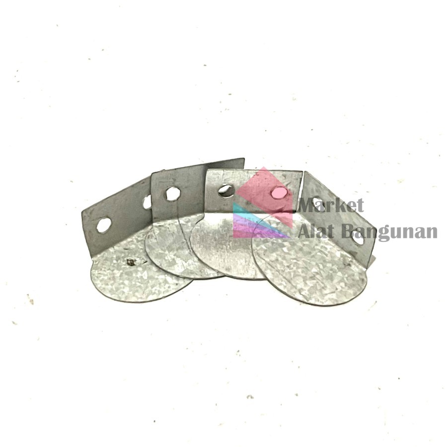 Jual Plat Jepit Kaca L (Per 1 Buah) / Penahan Kaca Model L 1 Pcs ...