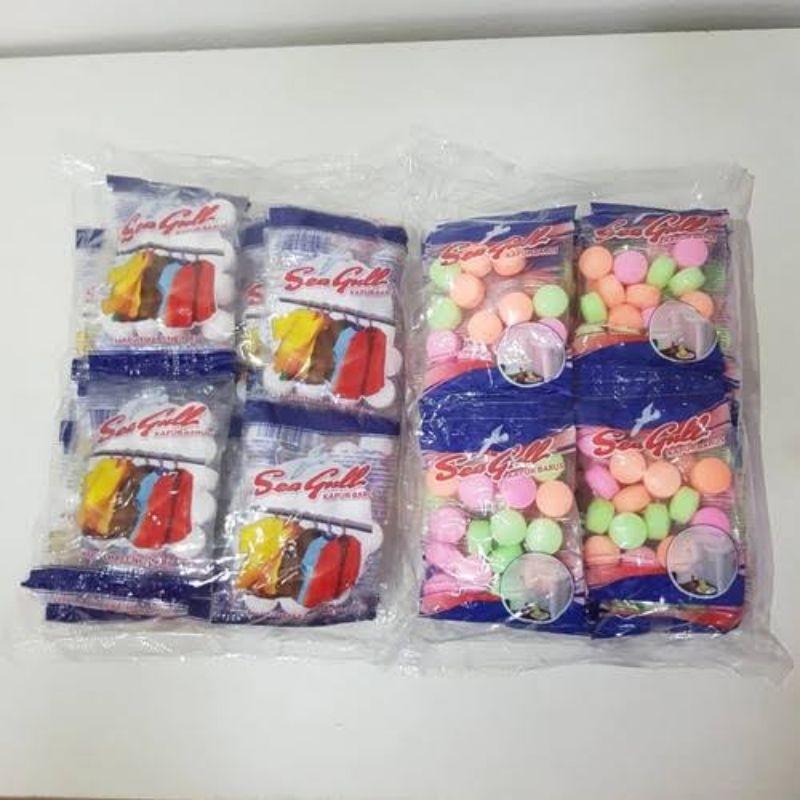 Jual Kapur Barus Seagull (Sea Gull) Kamper Renteng Murah (10 pcs ...