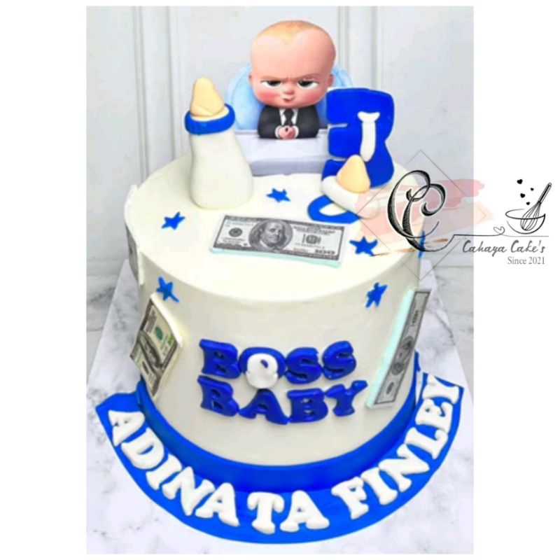 Jual Kue Ulang Tahun Baby Boss / Boss Baby Cake / Cake Tart Baby Boss ...
