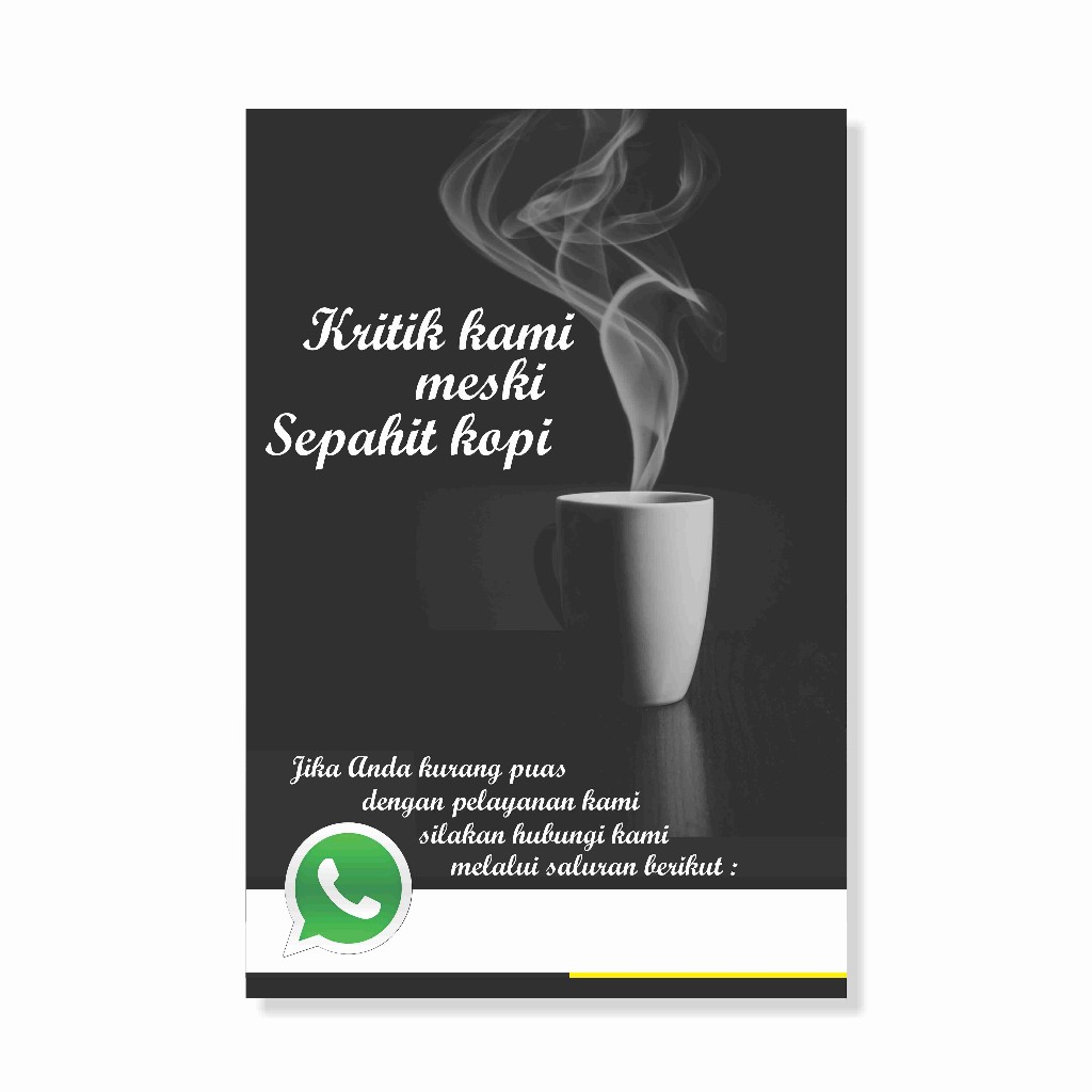 Jual Poster Kritik dan Saran | Shopee Indonesia