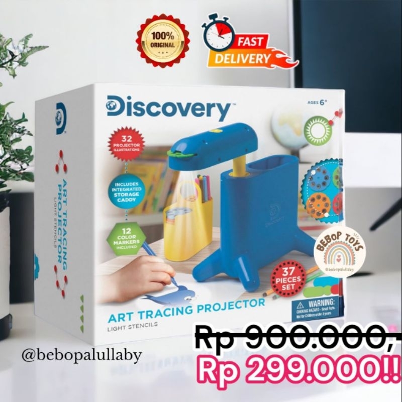 Jual MAINAN DISCOVERY ART TRACING PROJECTOR ORIGINAL PROYEKTOR ...
