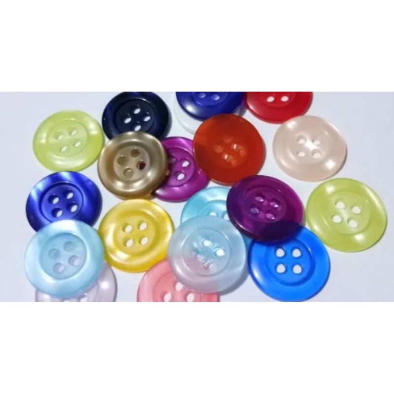 Jual 50 pcs Kancing Baju / kancing jas Blazer warna warni ukuran 15mm ...