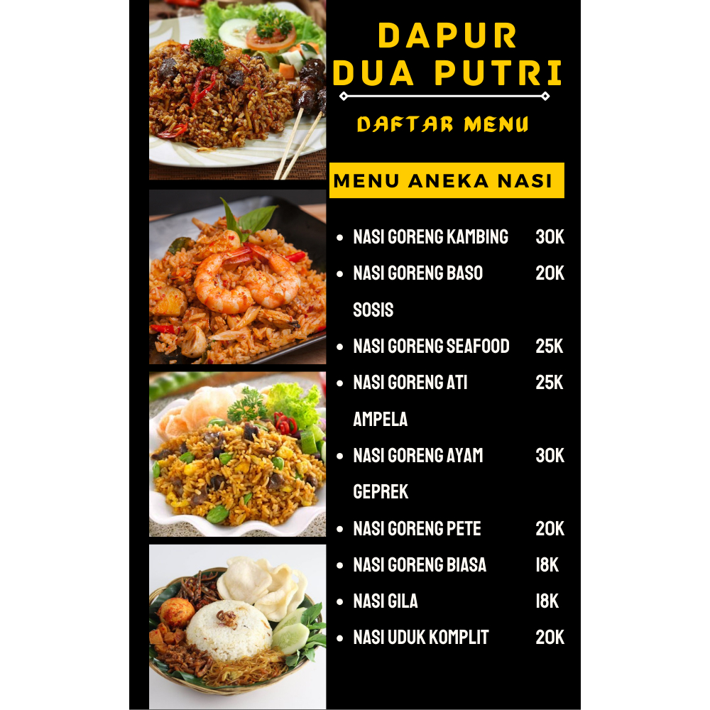 Jual DESAIN DAN CETAK DAFTAR MENU BUNTUK JUALAN | Shopee Indonesia