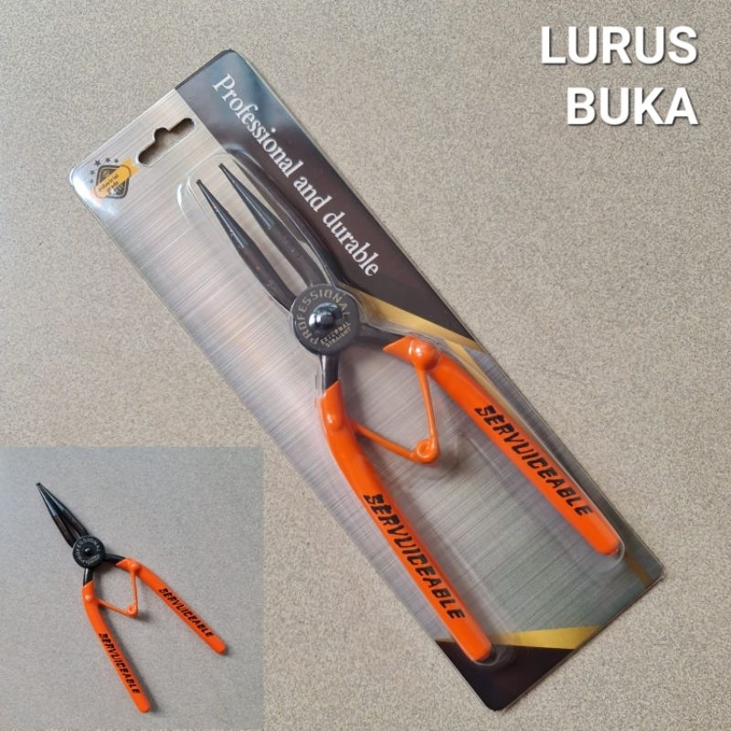 Jual Tang Spi Tang Ring Lurus BUKA 7 INC Model Baru 7612 | Shopee Indonesia