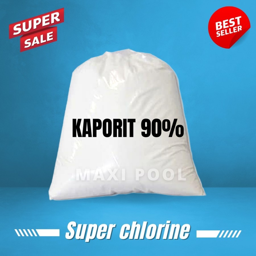 Jual Kaporit Bubuk 90% Kaporit Powder 1 Kg / Kaporit Kolam Renang ...