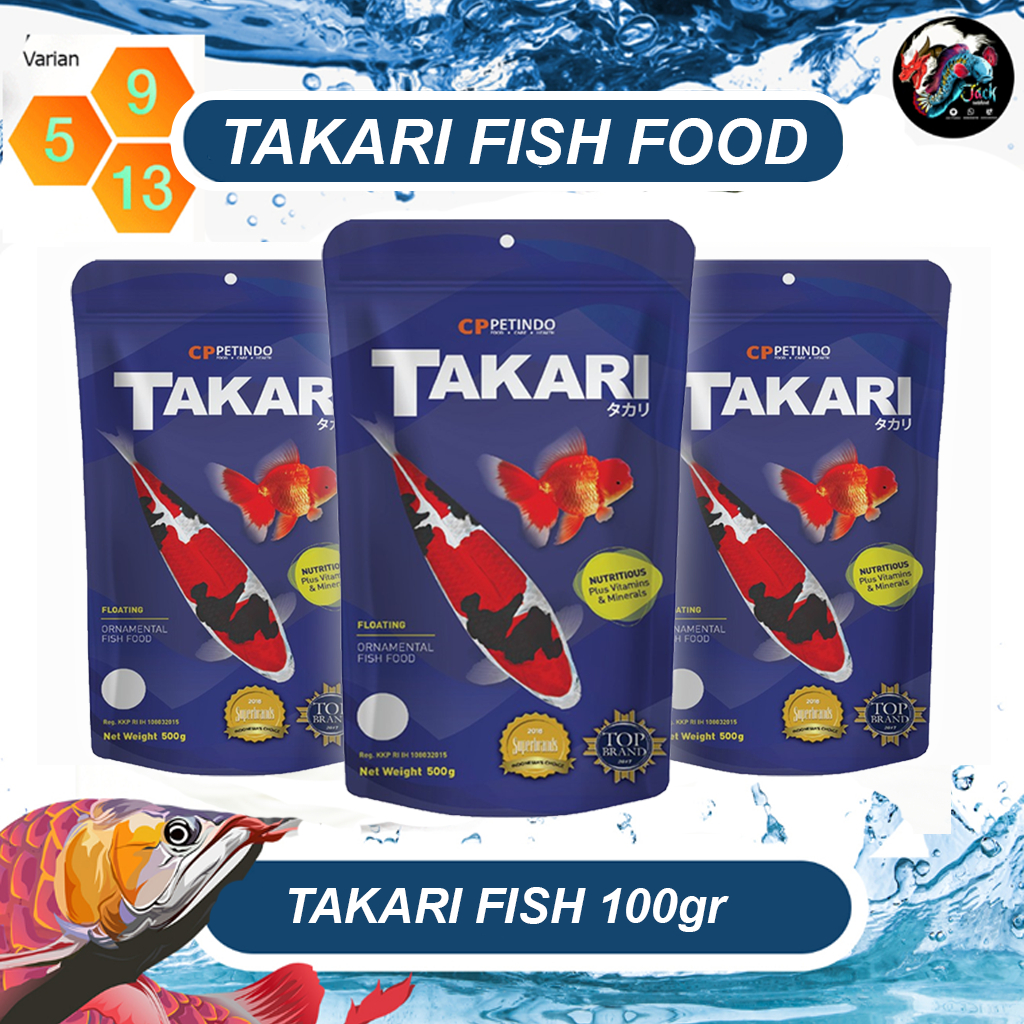 Jual Takari 100GR 100 gr 1mm Makanan Pakan Ikan Hias Fish Food | Shopee ...