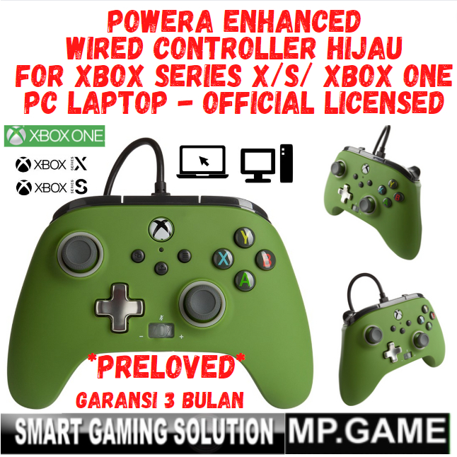 Jual PowerA Enhanced Wired Controller HIJAU for Xbox Series X/S/ Xbox ...
