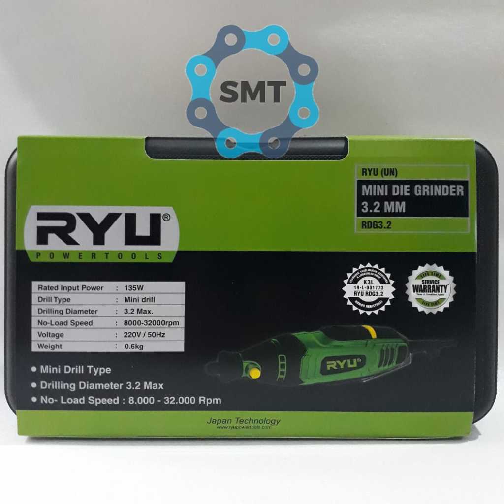 Jual Mesin Gurinda Gerinda Mini Ryu Die Grinder RDG32 RDG 32 Bor Drill ...