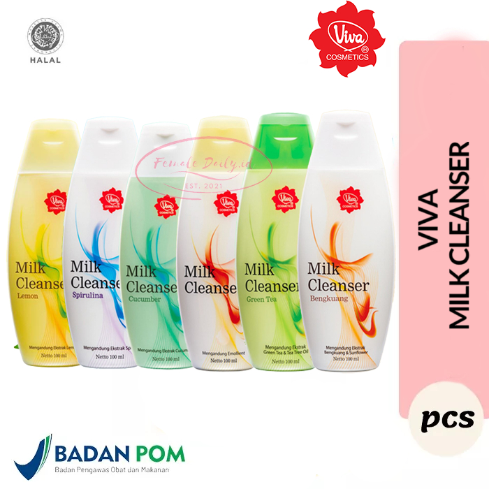 Jual VIVA Milk Cleanser 100ml (Susu Pembersih Viva) Original BPOM ...