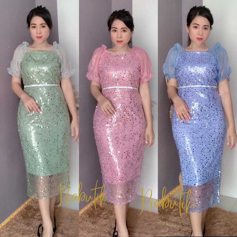 Jual Anggreni Dress Pesta Mewah Premium | Shopee Indonesia
