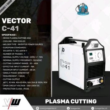 Jual Vector C-41 Mesin Las plasma cutting CUT 40 Mesin plasma DC 40A ...