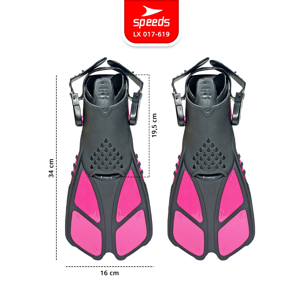 Jual SPEEDS Sepatu Kaki Katak/Fin Diving Renang Snorkeling Untuk Dewasa ...