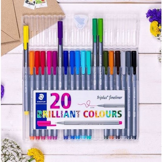 Jual Stationery Haul - Pulpen Fineliner 0.3mm Staedtler Triplus ...