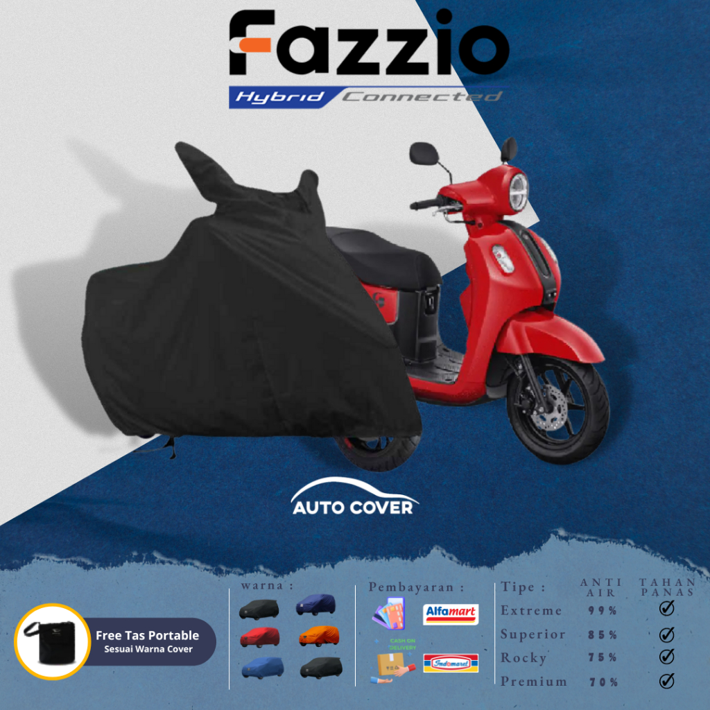 Jual Autocover Cover Sepeda Motor Yamaha Fazzio Body Superior Semi ...