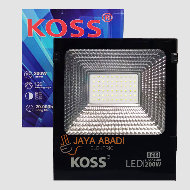 Jual Lampu sorot led 200 watt lampu sorot tembak led 200 w koss outdoor | Shopee Indonesia