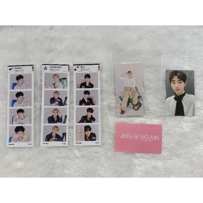 Jual official enhypen photocard pc photo strip tag sunoo jake sunghoon niki border ggu ggu album ...