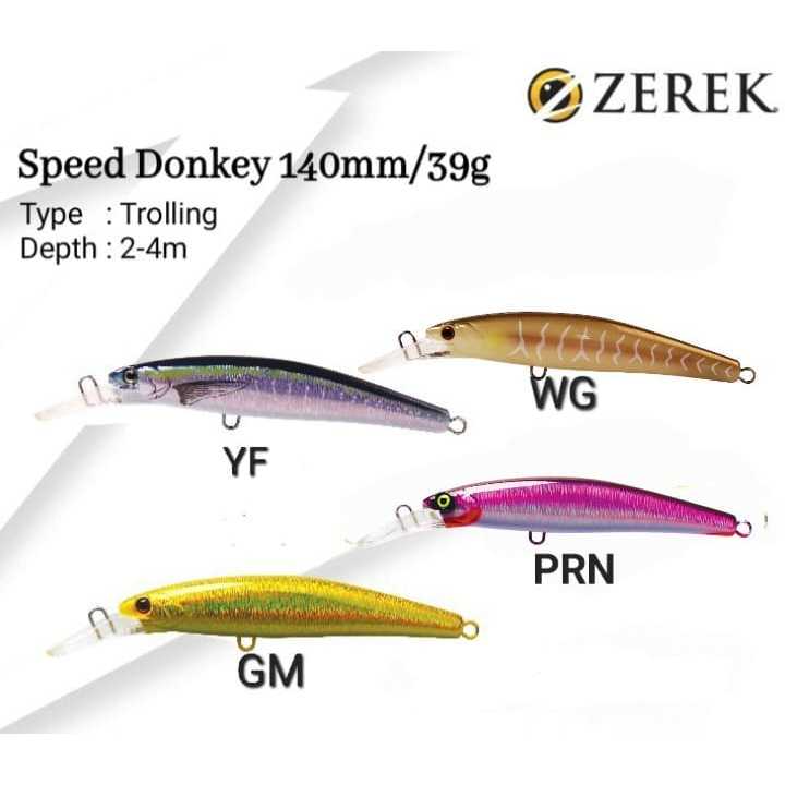 Jual ZEREK SPEED DONKEY 140MM/39G | Shopee Indonesia
