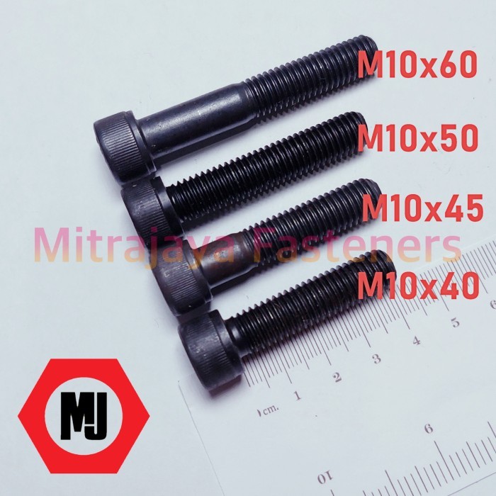 Jual M10x50 Baut L Baja Hitam | Shopee Indonesia