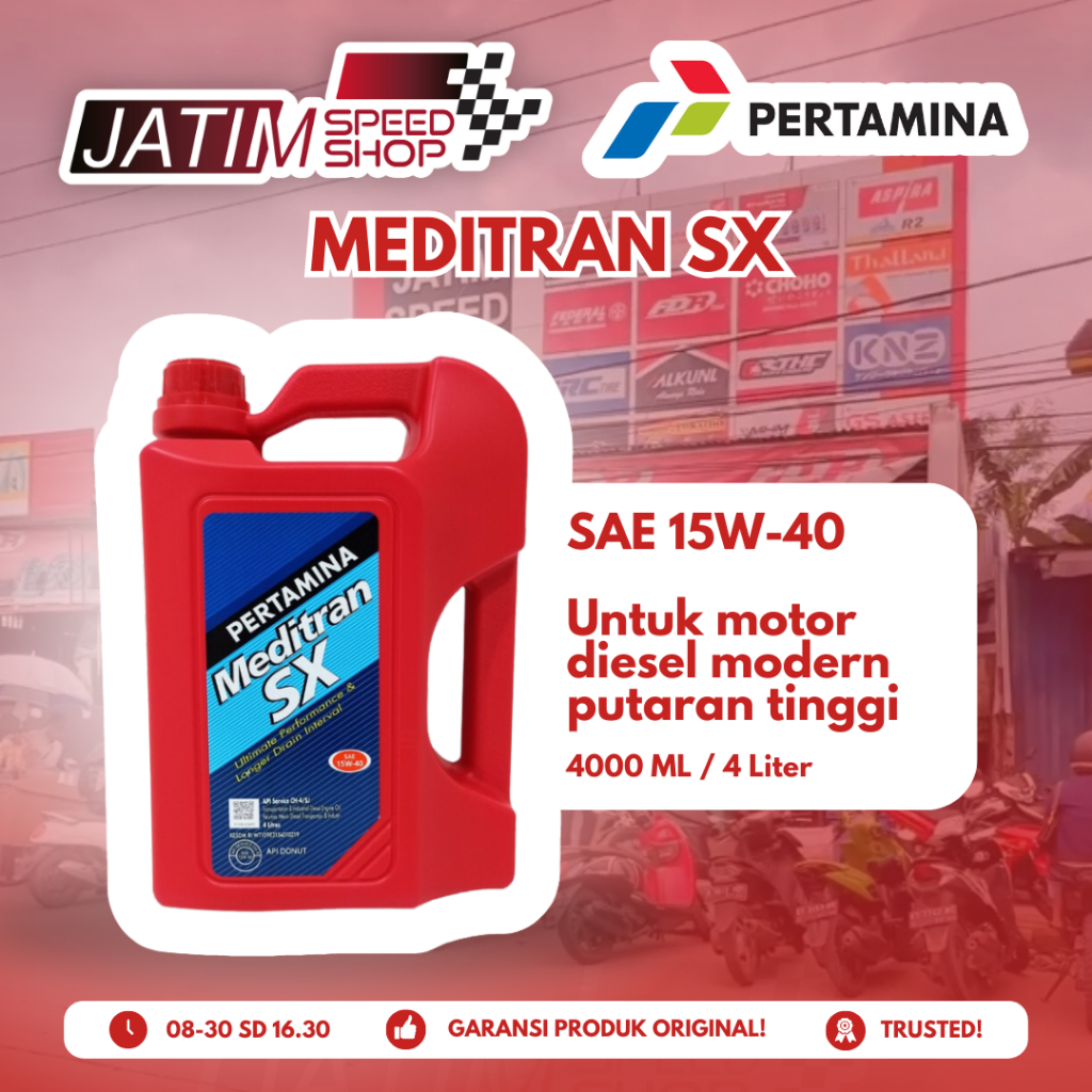 Jual Oli Pertamina Meditran SX 15W-40 4000ML/4LT | Shopee Indonesia