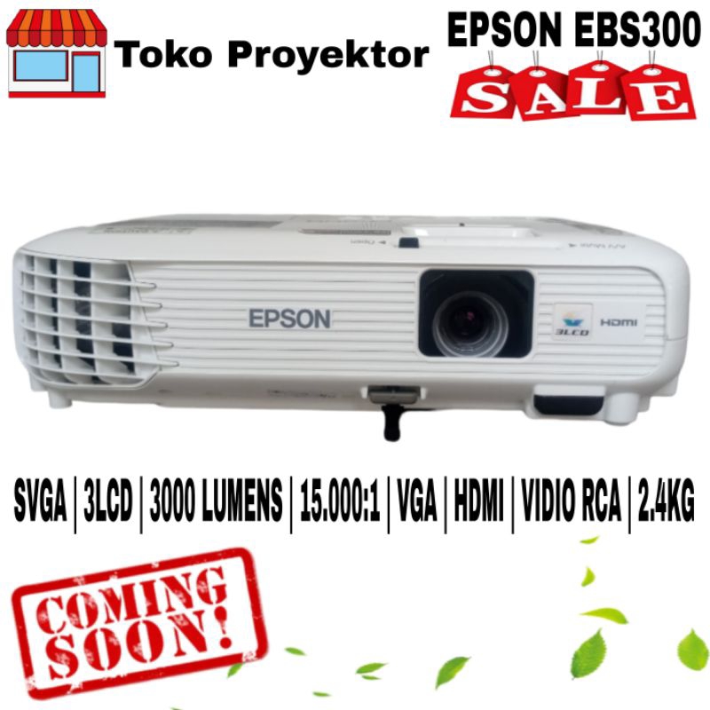 Jual Proyektor/Projector Epson eb s300 3000 lumens | Shopee Indonesia