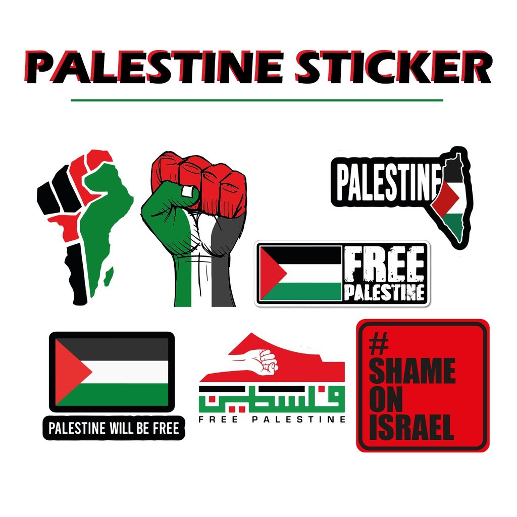 Jual Stiker Palestina 1 Pack Edition Stiker Dukungan Palestina Save ...