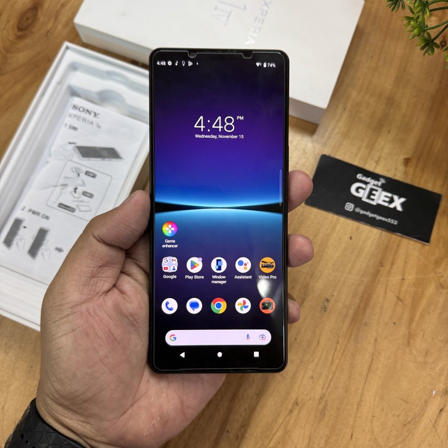 Jual Sony xperia 1 IV mark 4 5G 12GB 512GB Frosted Black Global Pajak ...