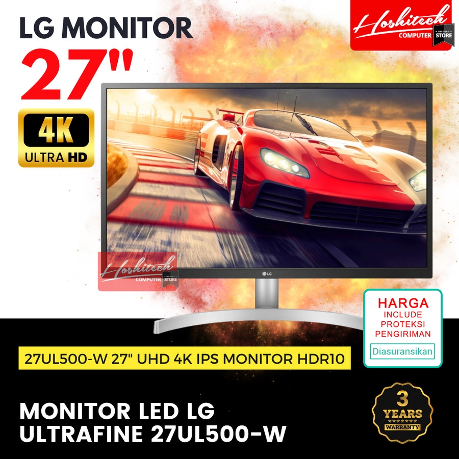 Jual Monitor 4K LG UltraFine 27UL500-W 27" UHD LED IPS Monitor HDR10 | Shopee Indonesia