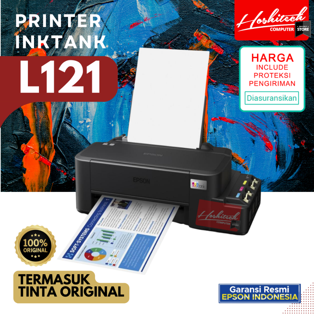 Jual PRINTER EPSON L121 PENGGANTI EPSON L120 TINTA ORIGINAL GARANSI RESMI | Shopee Indonesia