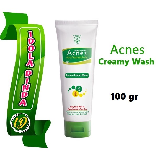 Jual ACNES CREAMY WASH 50 gr - 100 gr / FACE WASH / SABUN PEMBERSIH ...