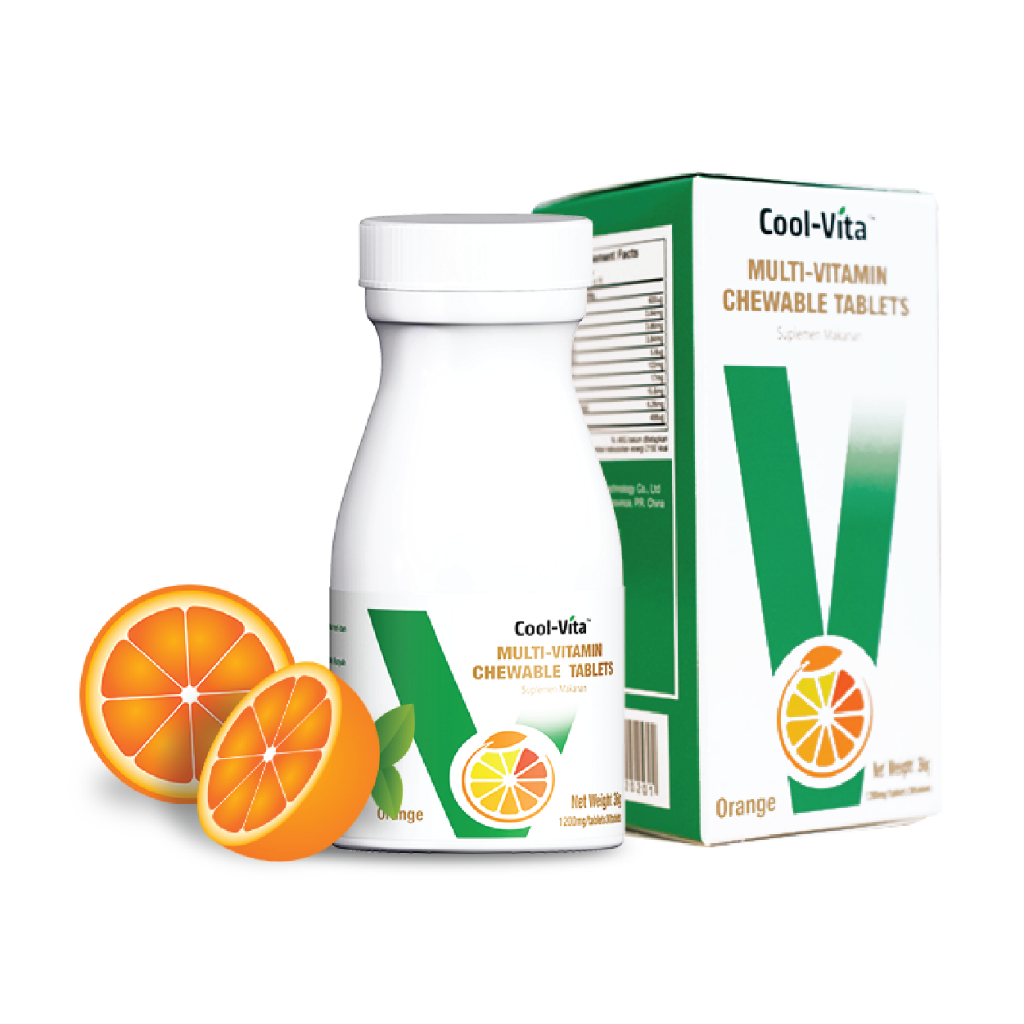Jual COOLVITA ORIGINAL MultiVitamin Chewable (Kunyah) Suplemen Makanan ...