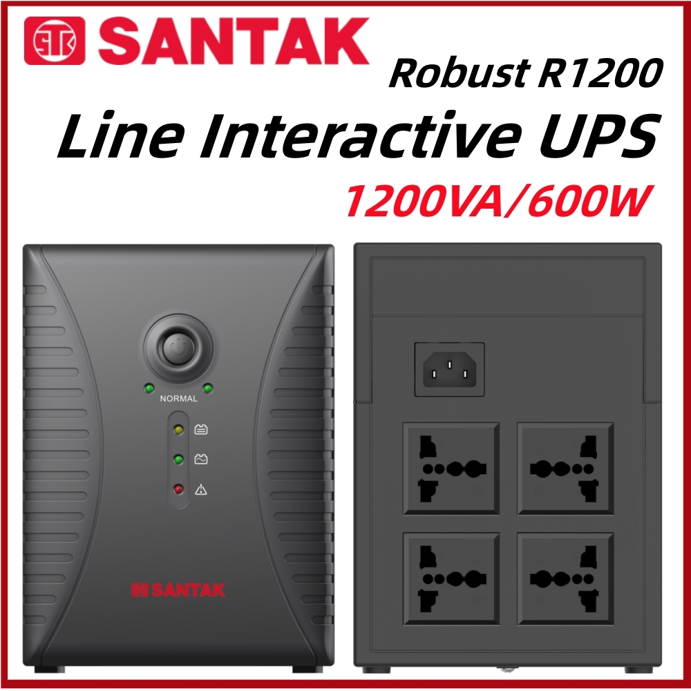 Jual SANTAK 1200VA / 600W UPS Power Backup Battery with AVR For ...
