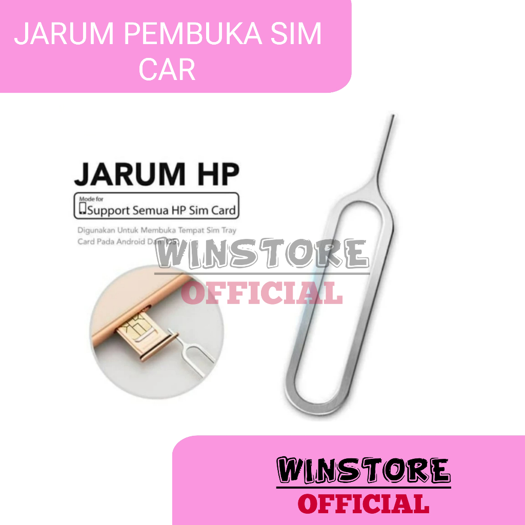 Jual SIM EJECTOR JARUM PEMBUKA SIM CARD STAINLESS 100% ORIGINAL PRODUCT ...