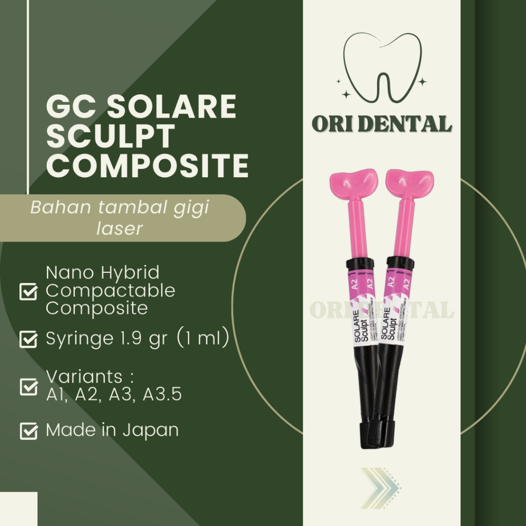Jual GC Solare Sculpt Composite. Veneer Composite, Nano Hybrid ...