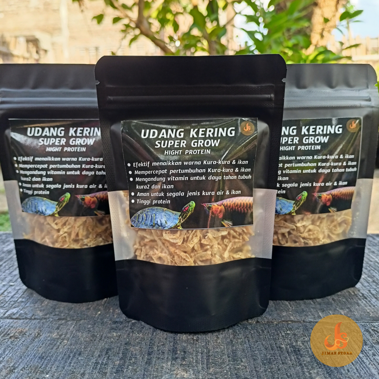 Jual Udang Kering Pakan Kura - Kura & Ikan Predator Hias Premium Udang ...