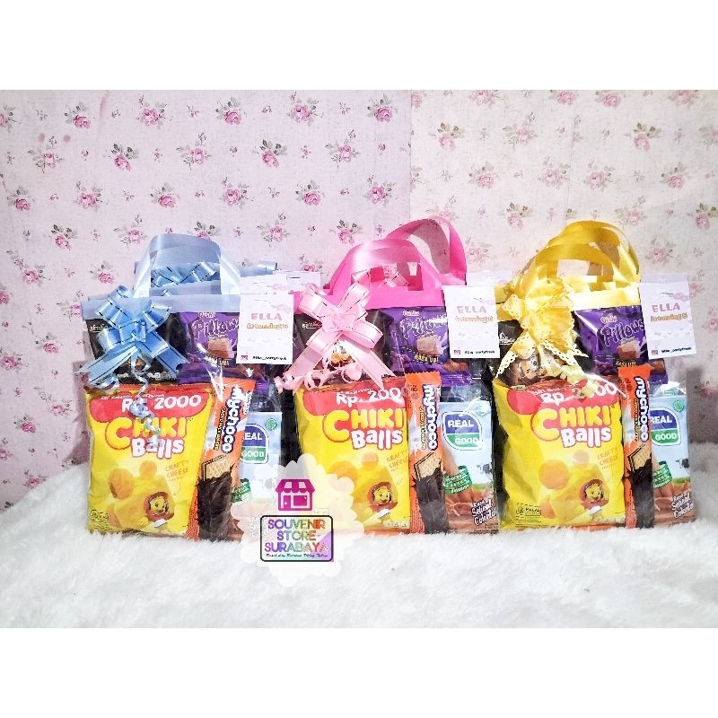Jual Snack ulang tahun pita || Bingkisan ultah || Parcel snack ulang ...