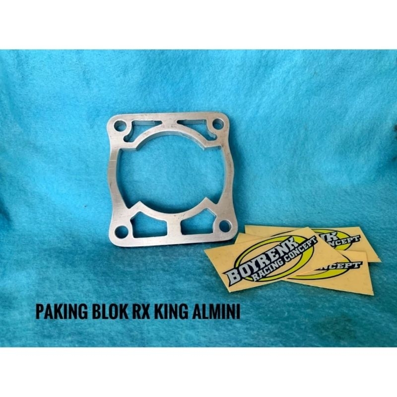Jual PAKING PACKING GANJEL BLOK RX KING TEBAL 1 - 10mm ALMINI DIRAL ...