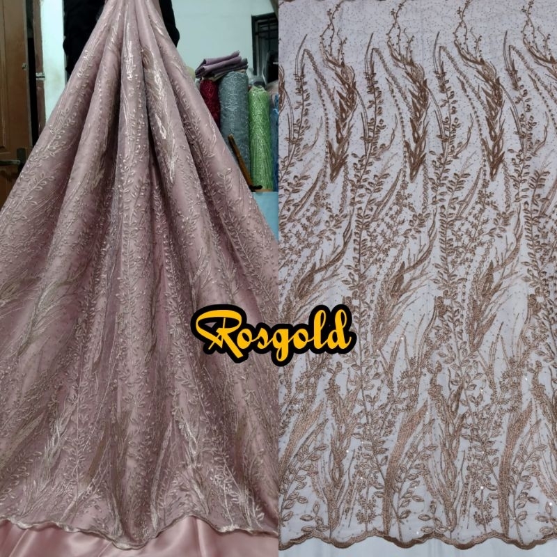 Jual Termurah!! Kain Bahan Tile Spangel Payet Premium/ Tile Tile Brokat ...