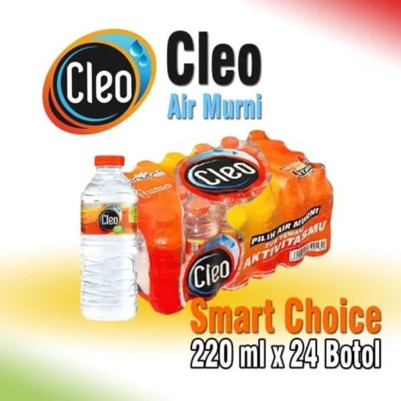 Jual Air minum CLEO 220ml isi 24 botol | Shopee Indonesia