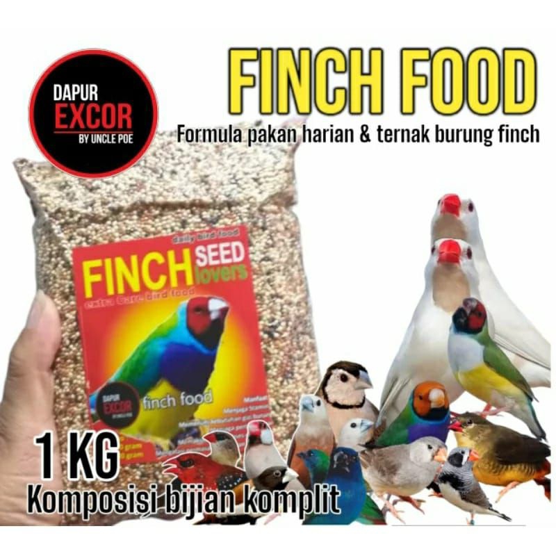 Jual Pakan Burung Finch Dapur Excor 1kg | Shopee Indonesia