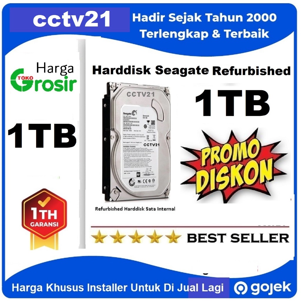 Jual Harddisk / HDD / Hardisk / Rfb / Seagate 1TB Sata internal 3.5 ...