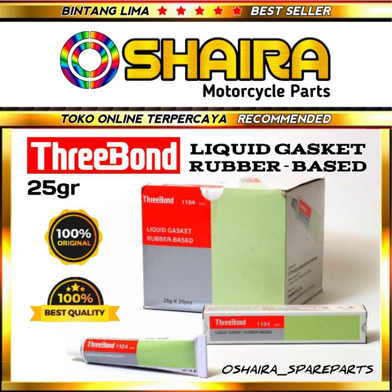 Jual LEM GASKET THREEBOND/LEM PAKING/LEM THREEBOND 25 GRAM/LEM TRIBON ...