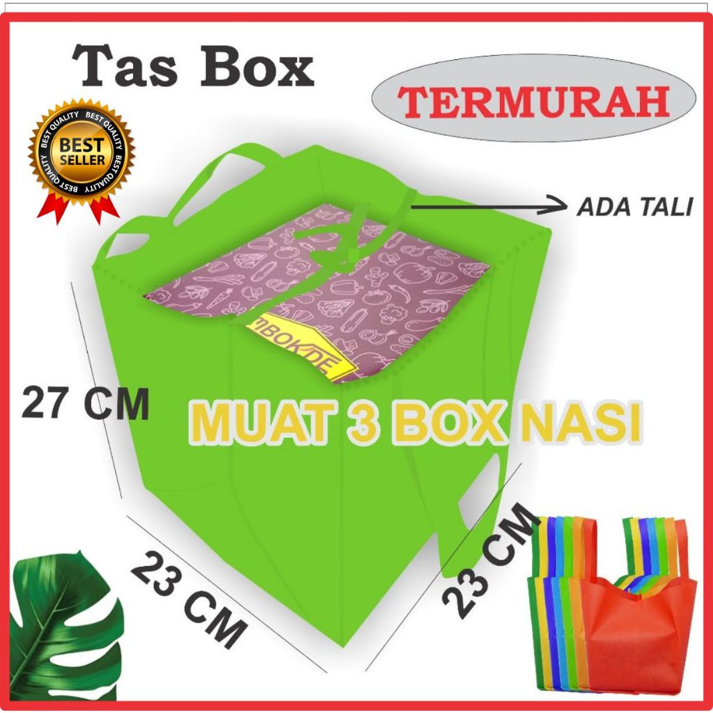 Jual TAS BOX,TAS HAJATAN,TAS KOTAK NASI,TAS SPUNBOND | Shopee Indonesia
