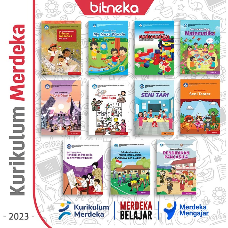 Jual Buku Panduan Guru SD/MI Kelas 1 Kurikulum Merdeka Kurmer - KEMDIKBUD | Shopee Indonesia