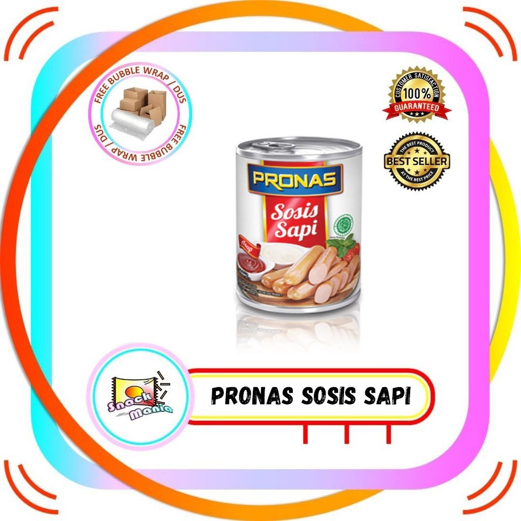 Jual Pronas Beef Sausage 325 gr Sosis Sapi Kaleng | Shopee Indonesia