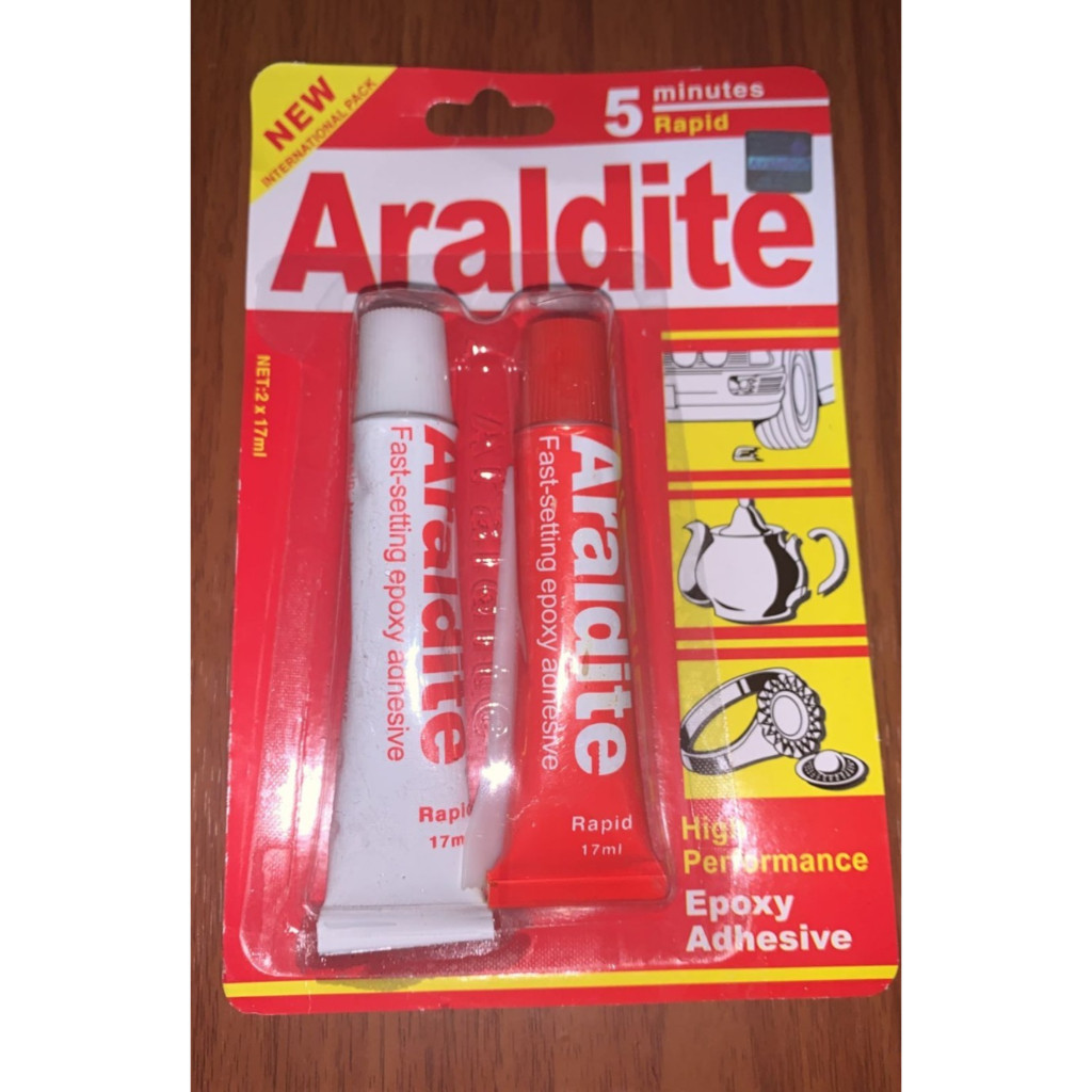 Jual LEM ARALDITE MERAH LEM BESI/Lem Epoxy Araldite / Lem Besi Araldite ...