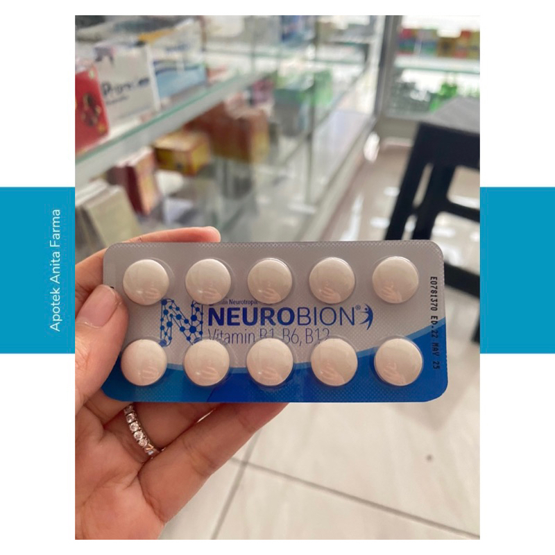 Jual Neurobion tablet biru ( 1 STRIP isi 10 TAB) | Shopee Indonesia