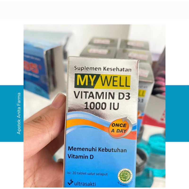 Jual MYWELL VITAMIN D3 1000 IU | Shopee Indonesia